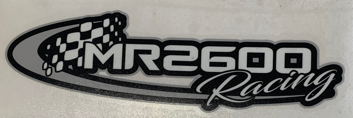 MR2600 Racing Logo Stickers - Medium
